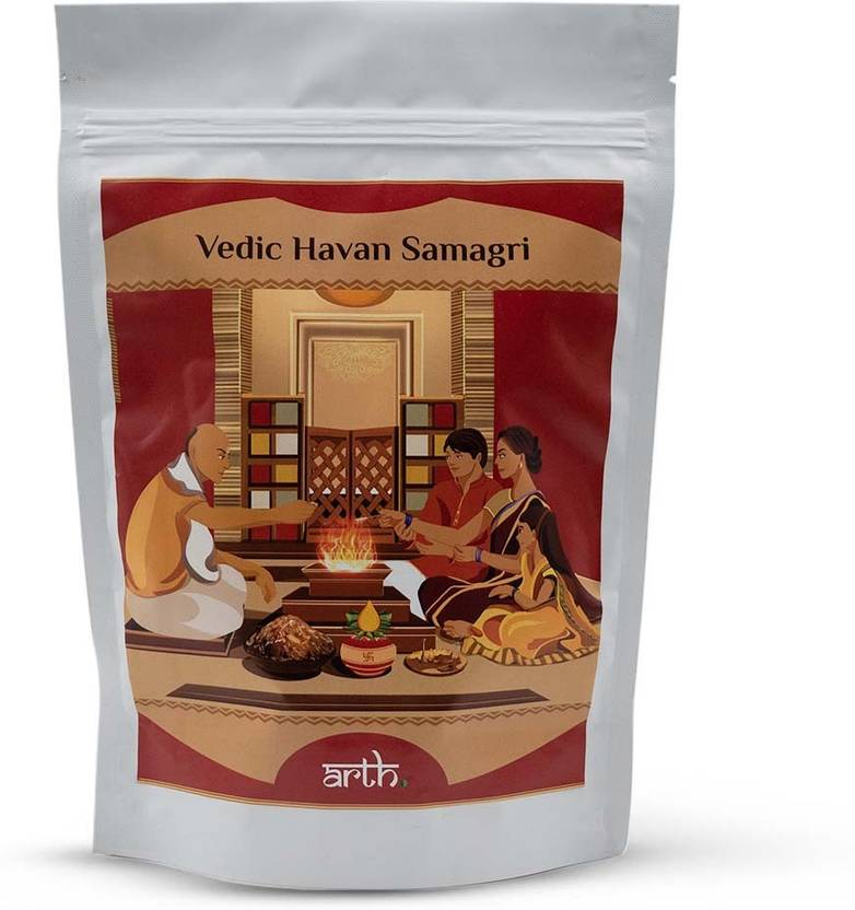 ARTH Vedic Havan Samagri for Pooja | 40 Types of Natural Herbs-400gm ...