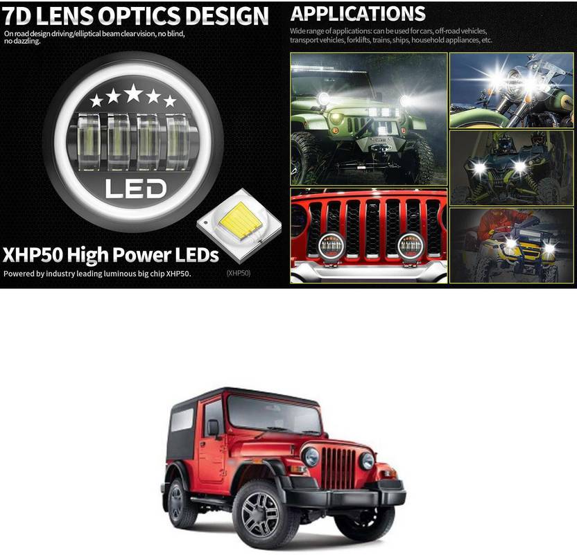 PECUNIA LED Fog Lamp Unit for Mahindra Thar Price in India - Buy ...
