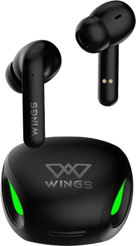 Wings Phantom 700 Wireless Earphones, with Low Latency 40 ms, LED ...