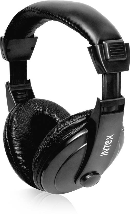 Intex Megablack Computer Headphone Megablack Wired Headset Price in ...