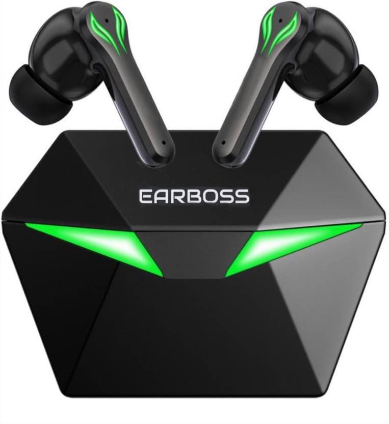 Earboss Z11 Earbuds with Gaming Pods, 200H Playtime, Quad Mic ENC, 13mm ...