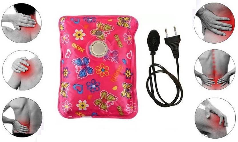 ZVR Electrothermal Hot Water Bag Electric Rechargeable Pain Relief Gel ...