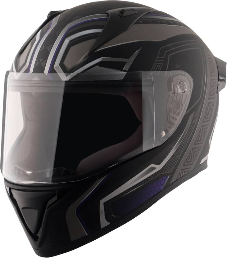 VEGA Bolt Marvel Black Panther Edition Motorbike Helmet - Buy VEGA Bolt ...