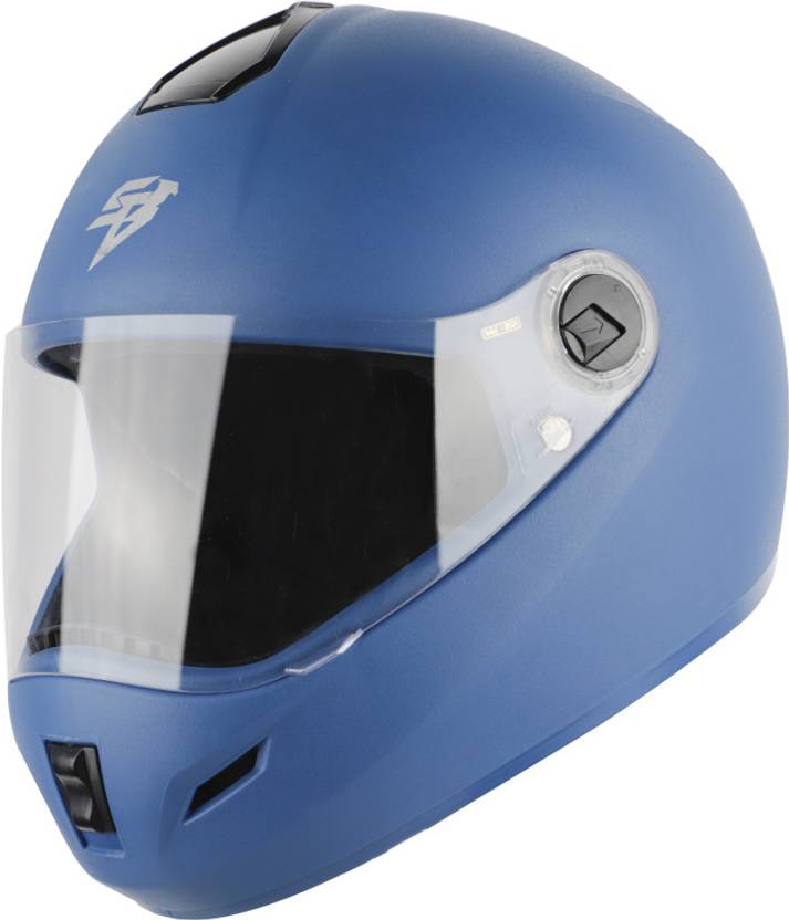 Steelbird SBH-2 ROX PLUS DASHING BLUE Motorbike Helmet - Buy Steelbird ...