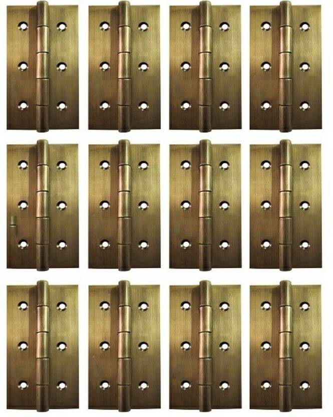 PRECISTO Antique Finish Steel Window Butt Hinges-3 Inch x 14 Gauge with ...
