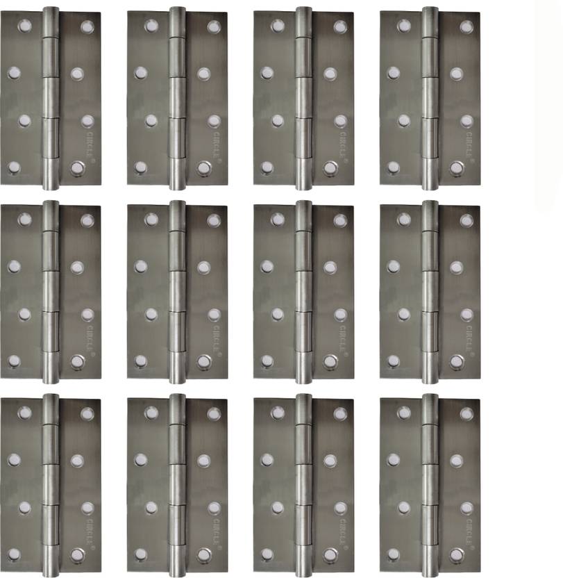 Circle window Butt Hinges 4 inch x 14 Gauge/2 mm Thickness|Satin Matt ...