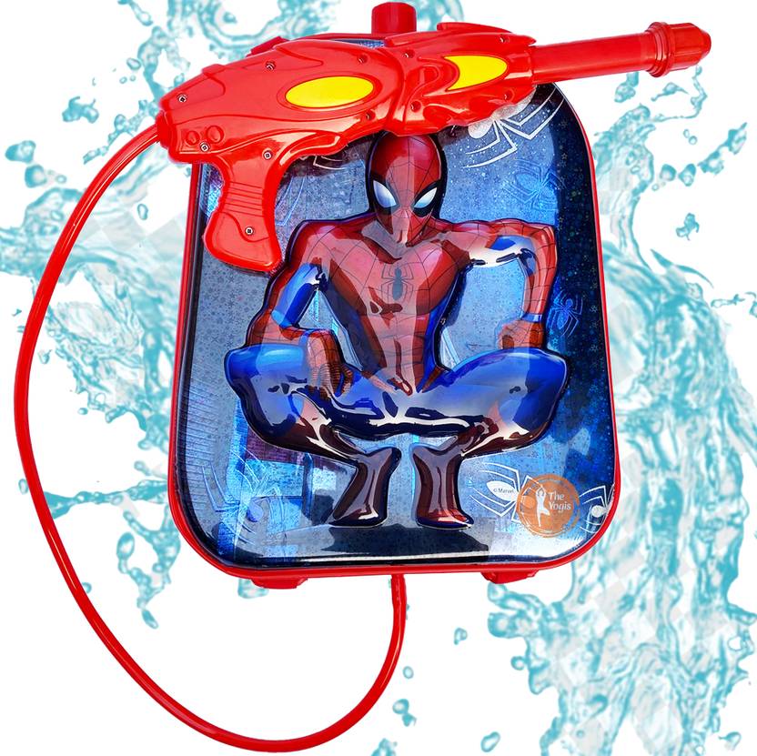The Yogis Spiderman Holi Water Tank With Pichkari Gun 5 L Holi Color ...
