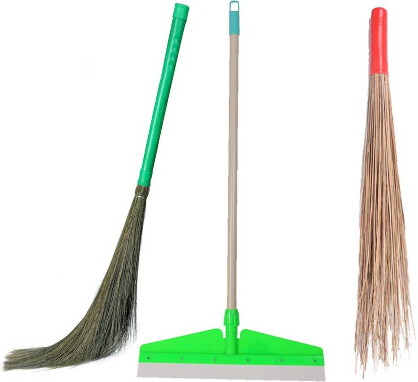 Hari Ram Gulab Rai Clean Sweep Kit Floor Wiper + Bamboo Seek Coconut ...