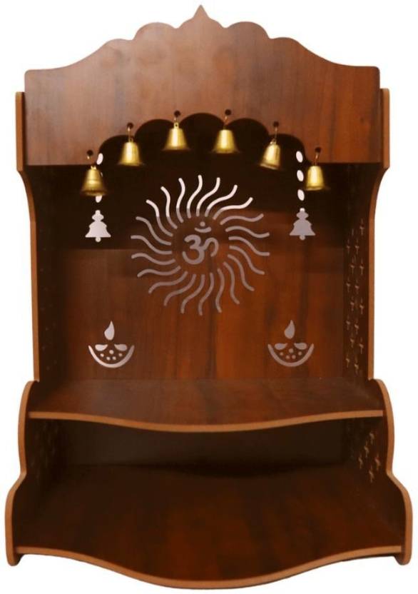 Lazerwood Wooden Readymade Om Design Home Temple Pooja Mandir For Home ...