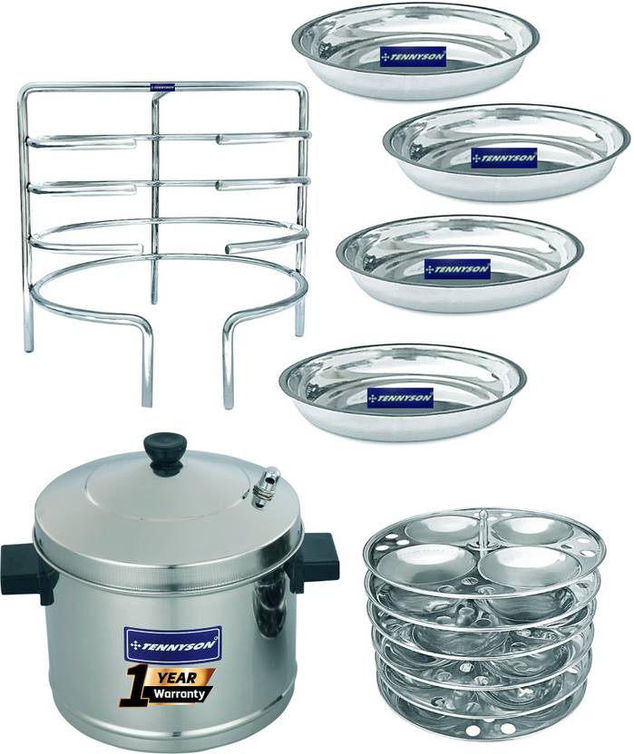 TENNYSON SPECIAL IDLY COOKER 24 BIG IDLIES WITH 4 PLATE DHOKLA STAND ...