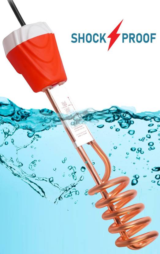 Pure Watt 100% Copper Shock Proof 2000W 2000 W Immersion Heater Rod ...