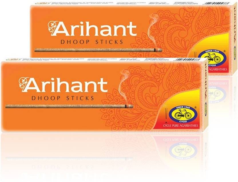 Cycle Arihant Bamboo Less Dhoop Sticks, Charcoal Free Agarbatti (Rose ...