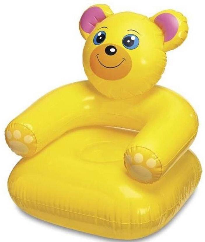INFLA Baby Smiles Teddy Bear Shape Inflatable Chair for Kids | PVC ...