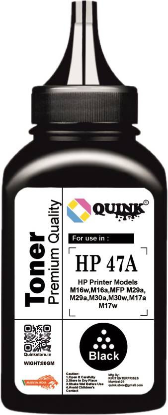 QUINK CF247A /247A/47A Toner powder Compatible For HP LaserJet Pro M15 ...