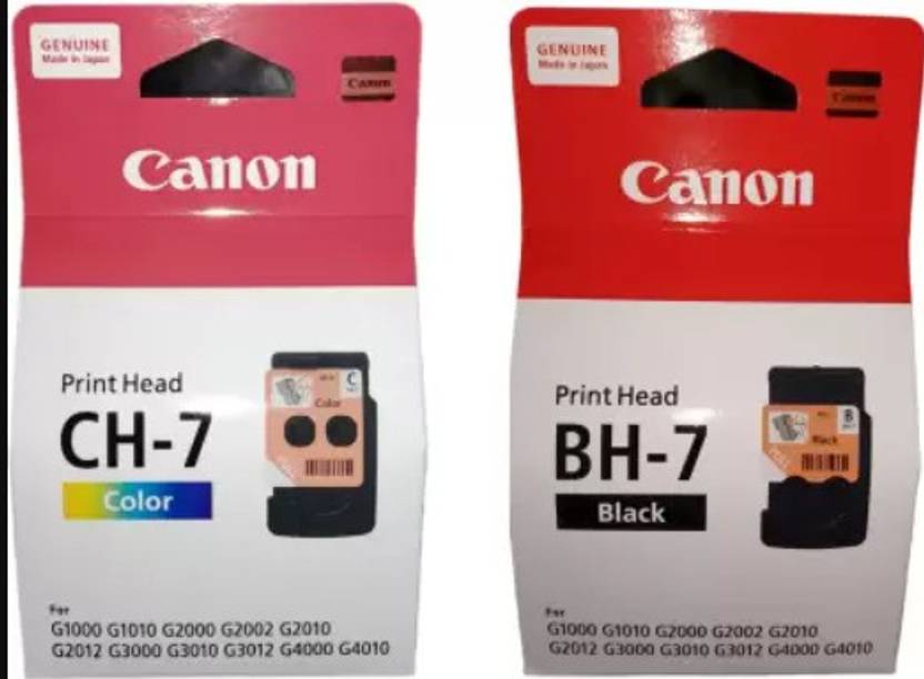 Ghumakkar Canon bh7 ch7 Black + Tri Color Combo Pack Ink Cartridge ...