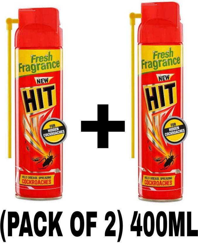 Hit KILLS DISEASE SPREADING COCKROACHES&& (PACK OF 2) 400ML - Buy Baby ...