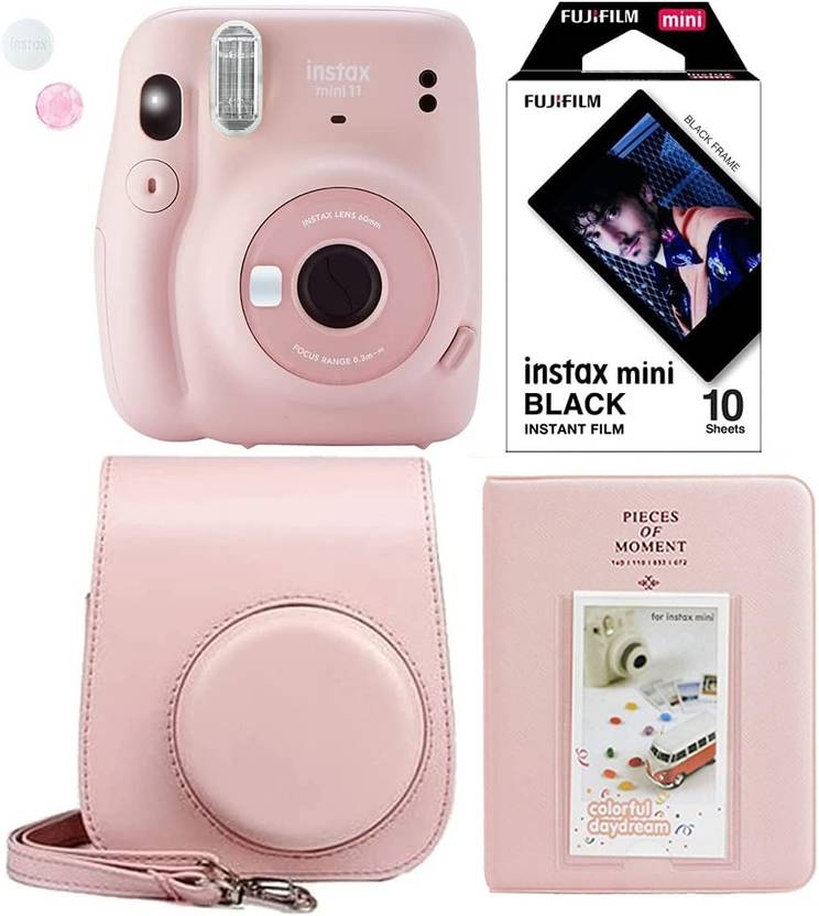 FUJIFILM Instax Mini 11 Instax Mini 11 Blush Pink Instant Camera with ...