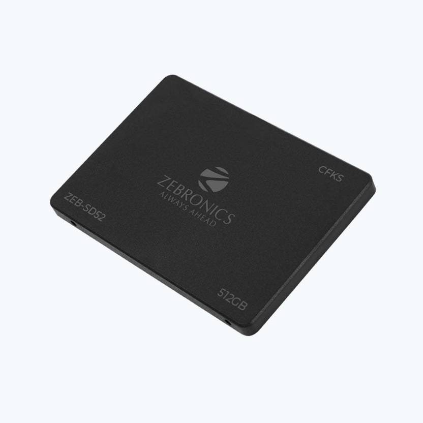 ZEBRONICS 2.5 SATA SSD 512 GB Desktop, Laptop, All in One PC's Internal ...