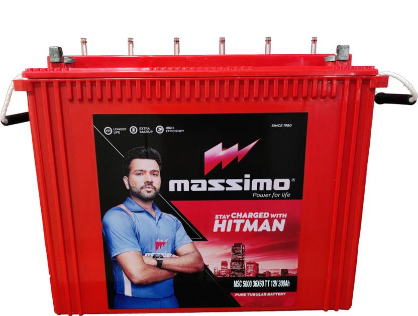 Massimo 2 Tubular Inverter Battery Price in India - Buy Massimo 2 ...