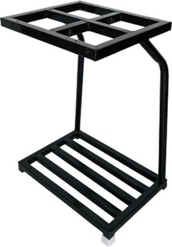 SOMRAJ Single Inverter-Battery Stand Without Wheels (Black) Trolley for ...