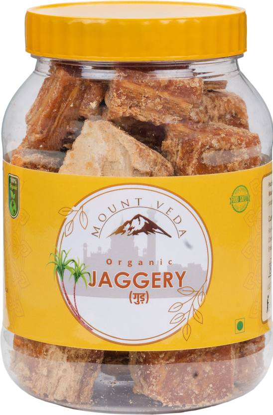 MOUNTVEDA Organic Jaggery Cubes, Block Jaggery Price in India - Buy ...