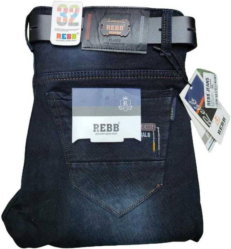 Rebb Slim Men Dark Blue Jeans - Buy Rebb Slim Men Dark Blue Jeans ...