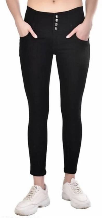 fashionatractio Regular Girls Black Jeans - Buy fashionatractio Regular ...