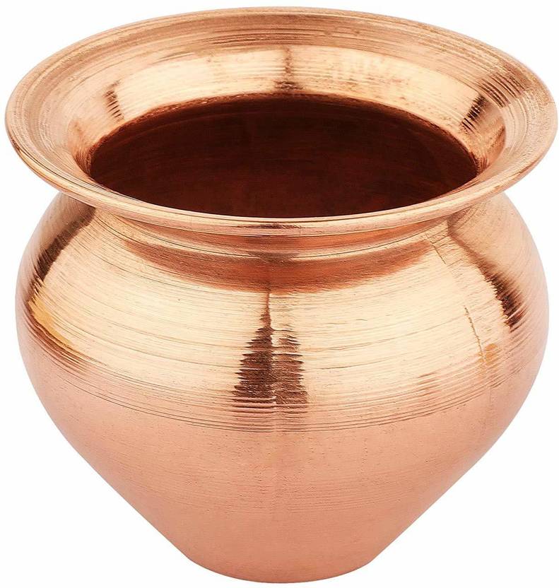 Flipkart.com | Remo Pure Tamba Lota Kalash Puja Kalsi (10 cm) Copper ...