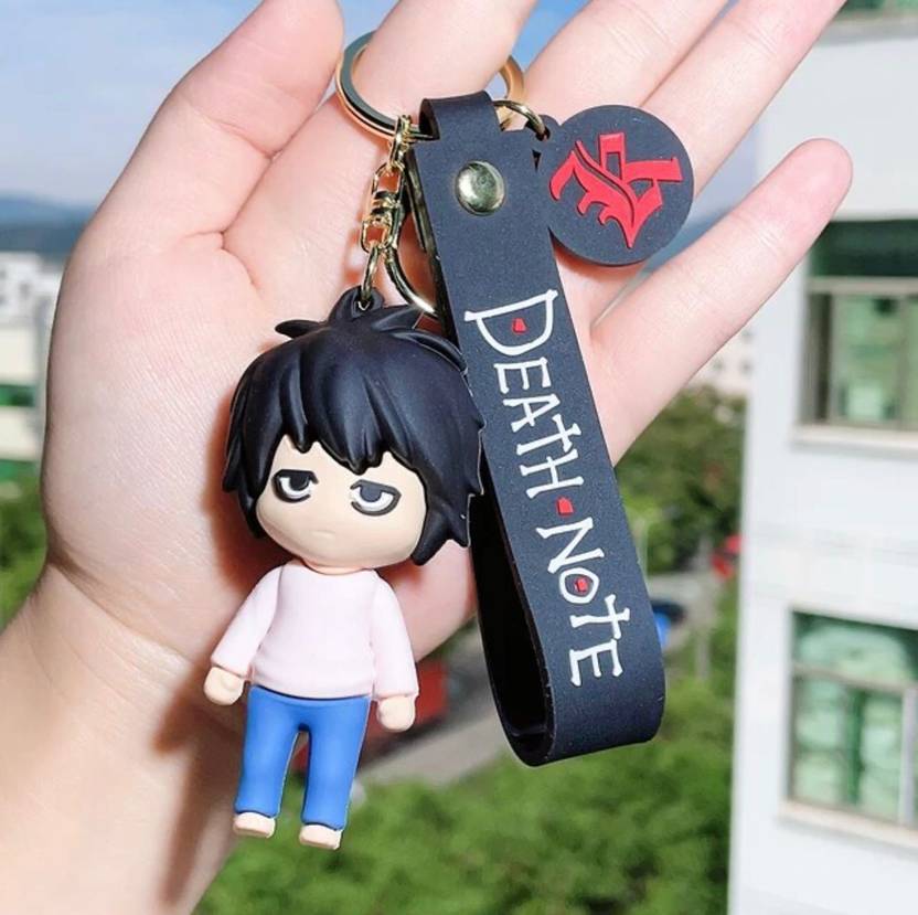 Mubco Death Note L Lawliet 3D Keychain | Strap Charm & Hook |Anime PVC ...
