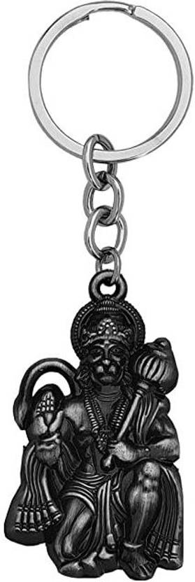 JElectricals Premium Metal Panchmukhi Hanuman Ji Key Ring For Bike and ...
