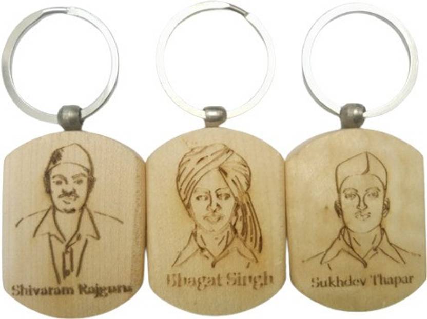 Newview bhagat singh sukhdev thapar and shivaram rajguru wooden ...