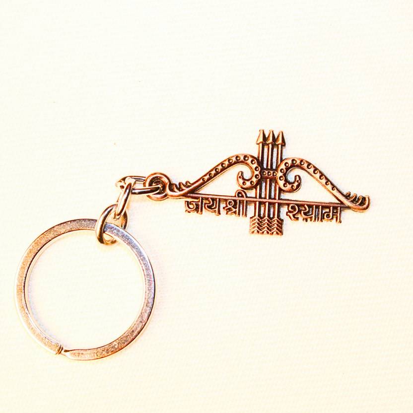 GRAB DEAL Made with Metal Baba "Khatu Shyam" keychain for your bag ...