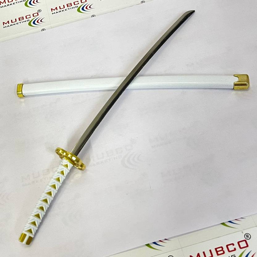Mubco Demon Slayer Zenitsu Sword Nichirin Katana Anime Collectible ...