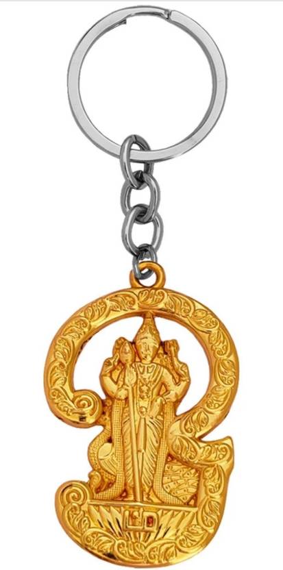 Deethyas Fashion Lord Murugan in Tamil Text OM Gold Plated Metal ...