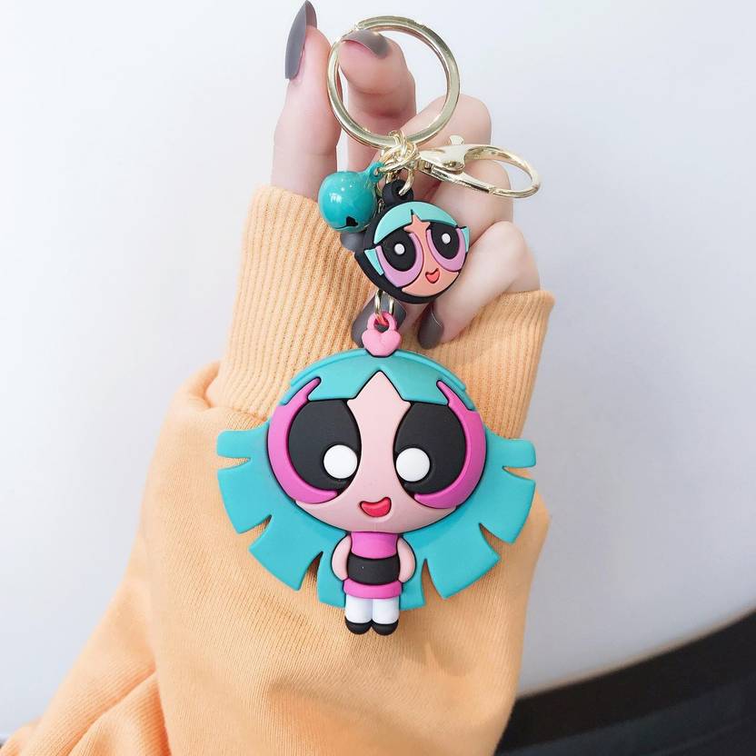 Mubco Powerpuff Girls Bliss 3D Keychain| Strap Charm & Hook | PVC ...