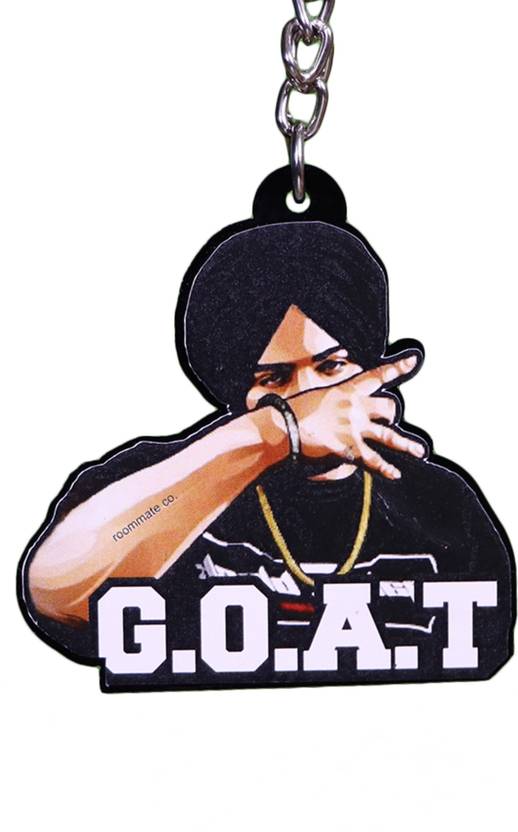 ROOMMATE CO. Sidhu Moose Wala GOAT Key Chains Men Bike/Car| Key Chain ...