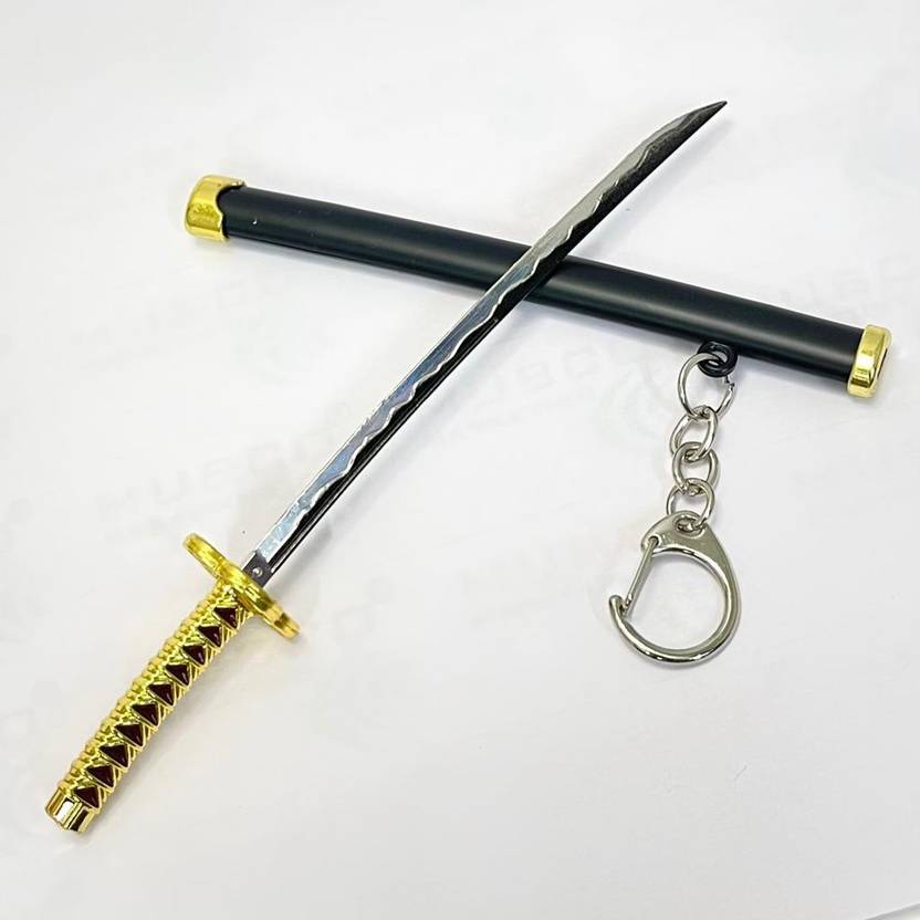 Mubco Demon Slayer Kaigaku Sword Nichirin Mini Katana Collectible Anime ...