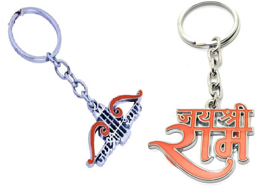 MOREL JAI SHREE RAM &JAI SHREE SHYAM KEYCHAIN FOR CAR BIKE HOUSE ...