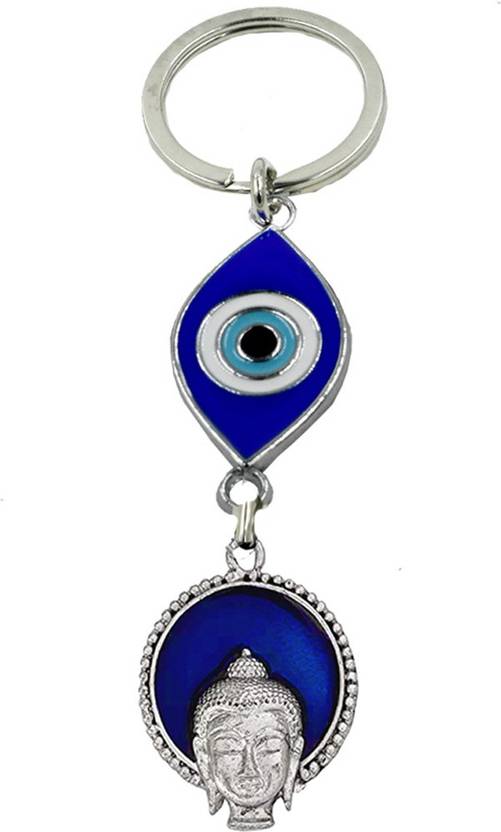 AFH Lord Gautama Buddha Buddhism Religious Evil Eye Keychain For Men ...