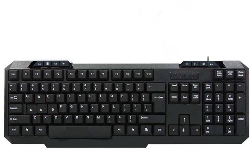 ZEBRONICS ZEB-KM2000 Multimedia Wired USB Desktop Keyboard - ZEBRONICS ...