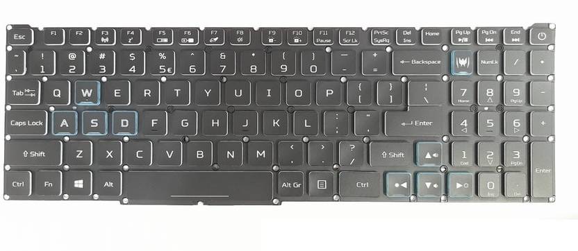lappie care KEYBOARD COMPATIBLE FOR ACER Predator Helios 300 PH315-52 ...