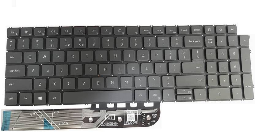 lappie care KEYBOARD COMPATIBLE DELL Inspiron 15 3511 3515 15 5510 5515 ...