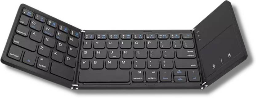 OpenUp Foldable Keyboard with Touchpad Wireless, Bluetooth Multi-device ...