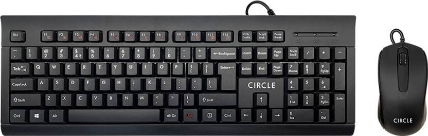 Circle Multimedia - C41 Combo Wired USB Multi-device Keyboard - Circle ...