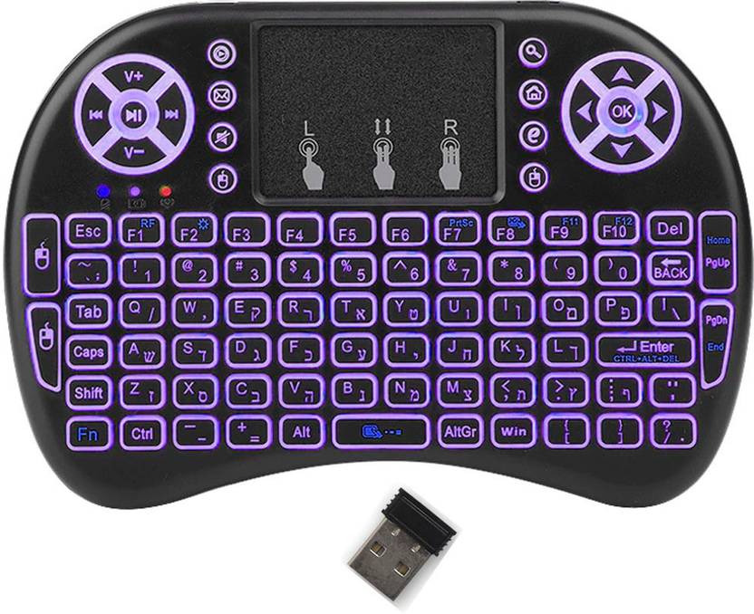 ANY KART Mini Wireless Keyboard With Touch pad Mouse and USB Drive Port ...