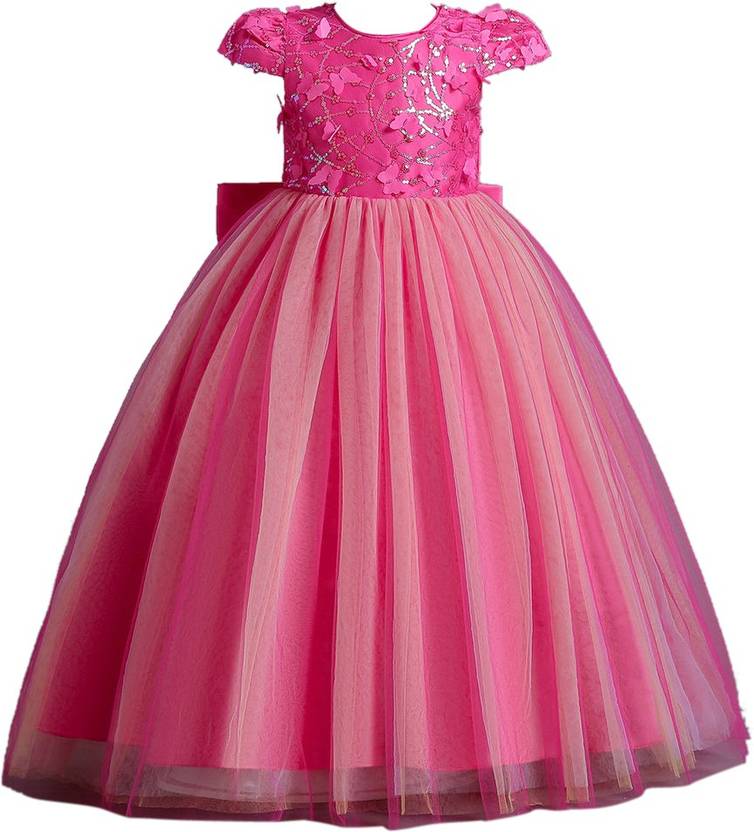 Hopscotch Girls Maxi/Full Length Party Dress Price in India - Buy ...