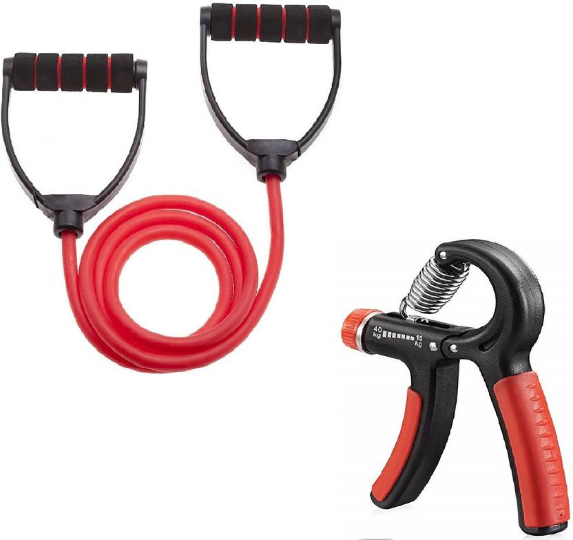 Dr Pacvu Pack 2|Toning Tube & Fingers Arm Hand Gripper|Body Stretching ...