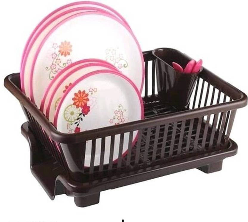 Shopixo Plastic Kitchen Sink Dish Rack Drainer Drying Rack Washing ...