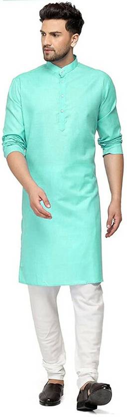 Deepfabric Men Solid Straight Kurta - Buy Deepfabric Men Solid Straight ...
