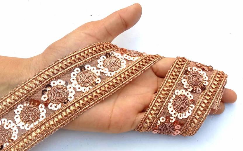 BALA Sequence Sitara Lace Border for Duapatta, Lehenga, Saree, Suit ...